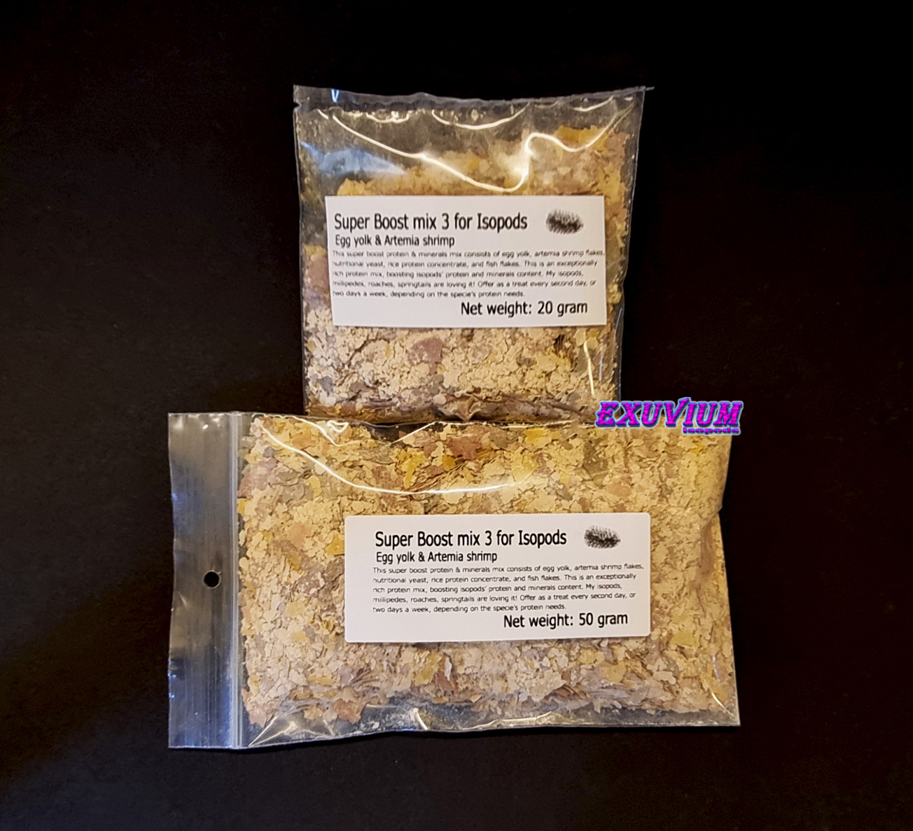 Super Boost 3: Egg yolk, Artemia shrimp mix for isopods and other ...