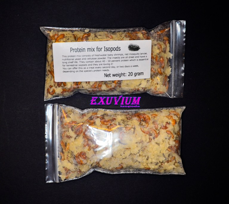 Protein mix for isopods and other invertebrates – Exuvium Isopods
