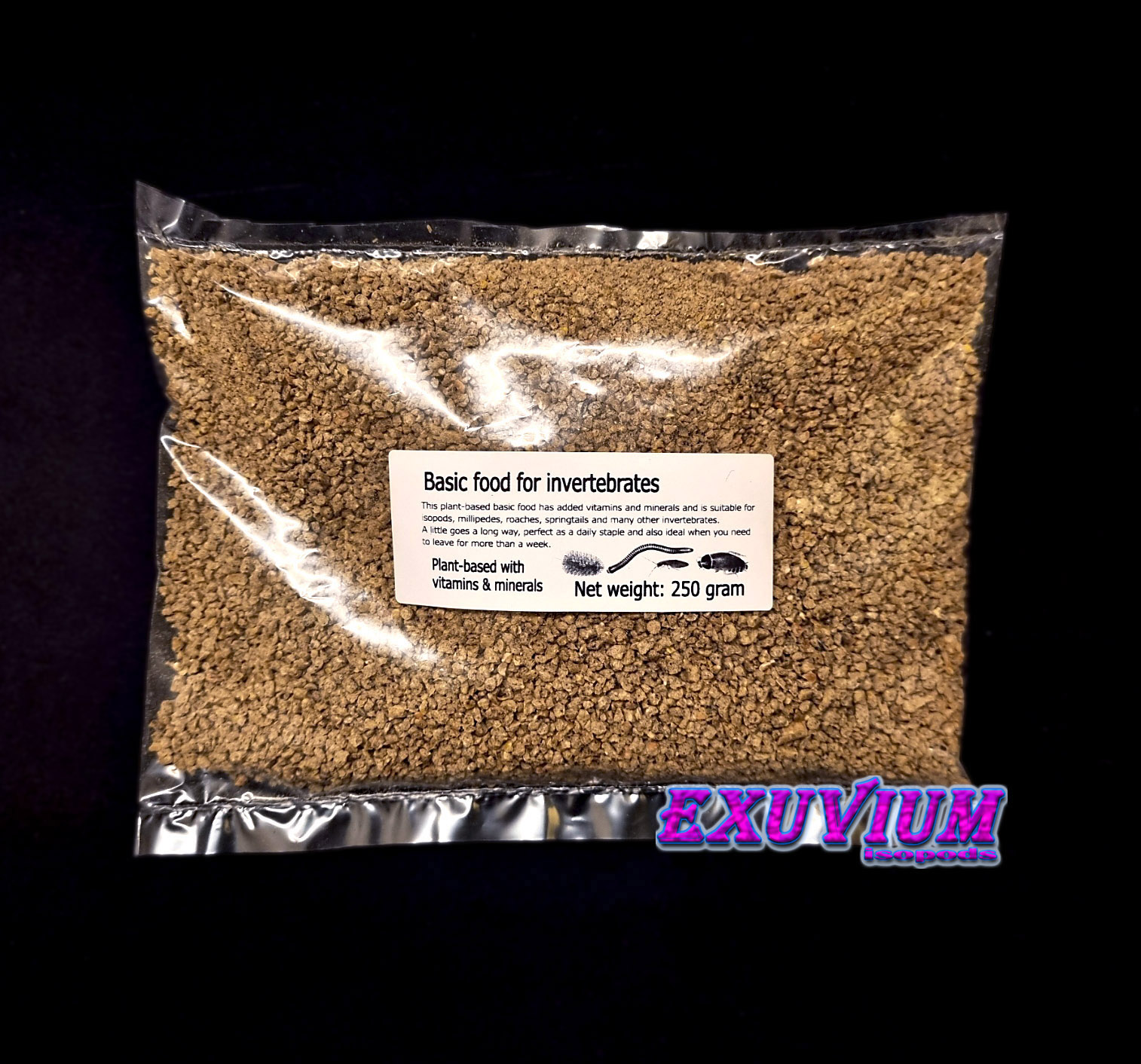 Basic plant-based food for invertebrates – Exuvium Isopods