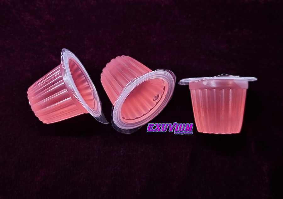Insect jelly, beetle jelly, fruit jelly cups : β-Carotene multifruit ...