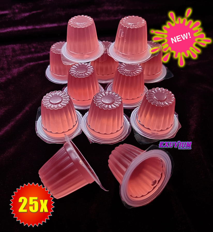 Insect jelly, beetle jelly, fruit jelly cups : β-Carotene multifruit ...