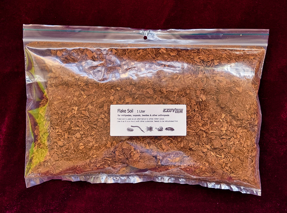 Flake soil – Exuvium Isopods