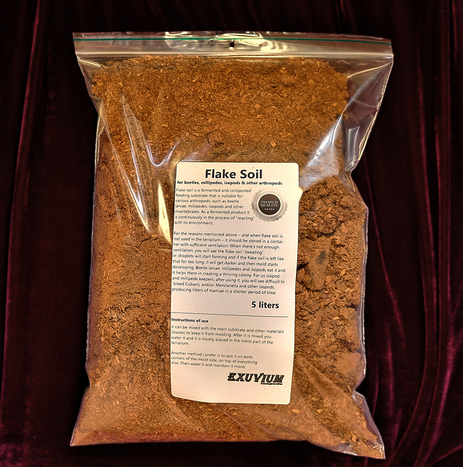 Flake soil – Exuvium Isopods